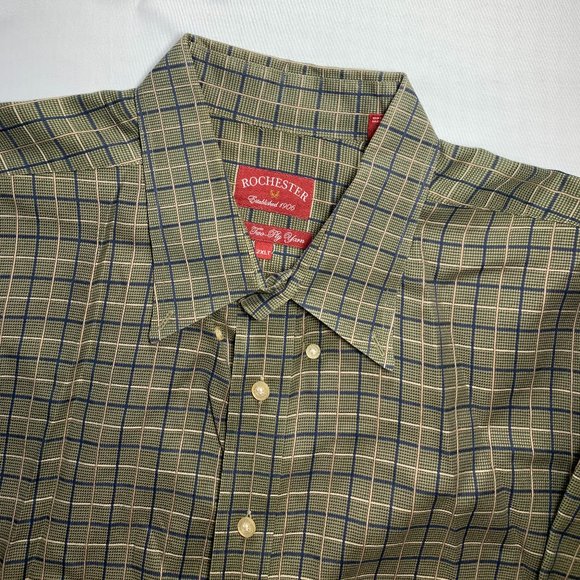 rochester | Shirts | Rochester Clothing Mens Button Down 2xlt Tall ...